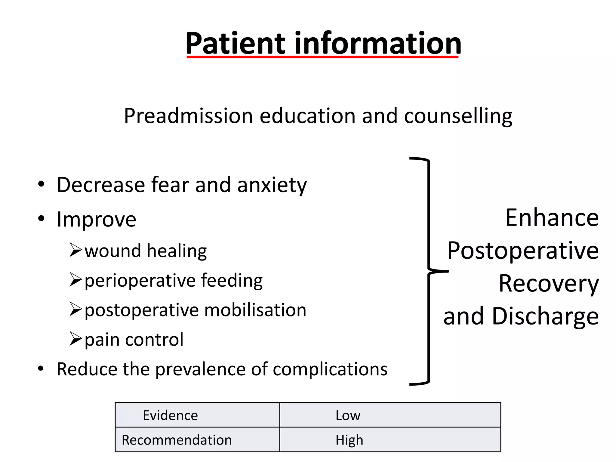 ERAS Protocol | PPTX