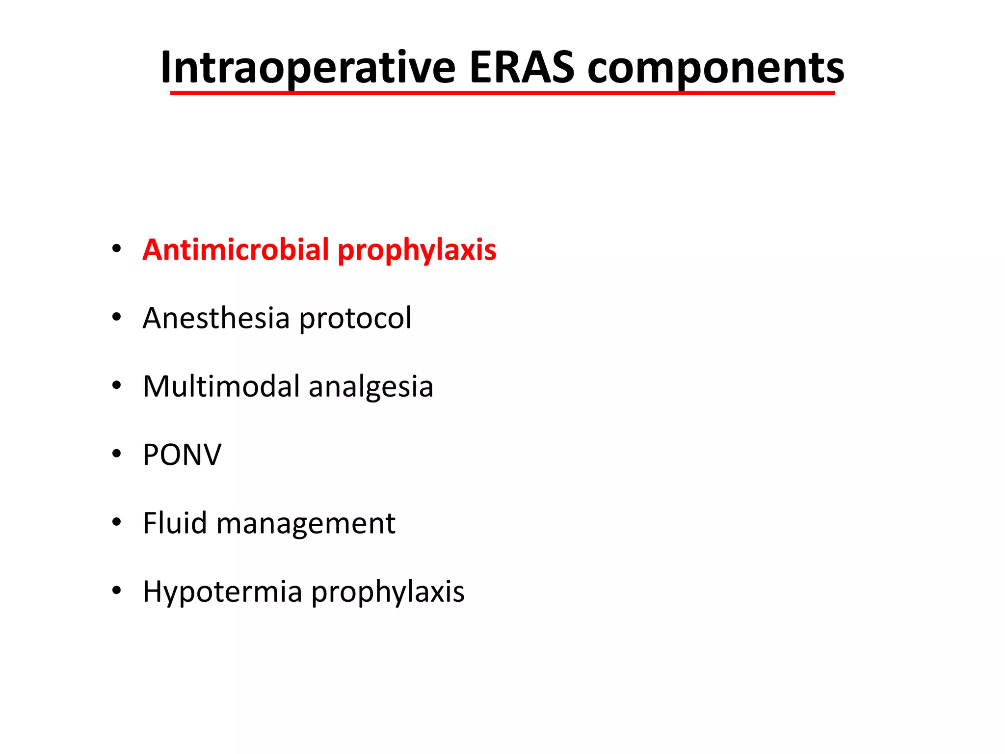ERAS Protocol | PPTX