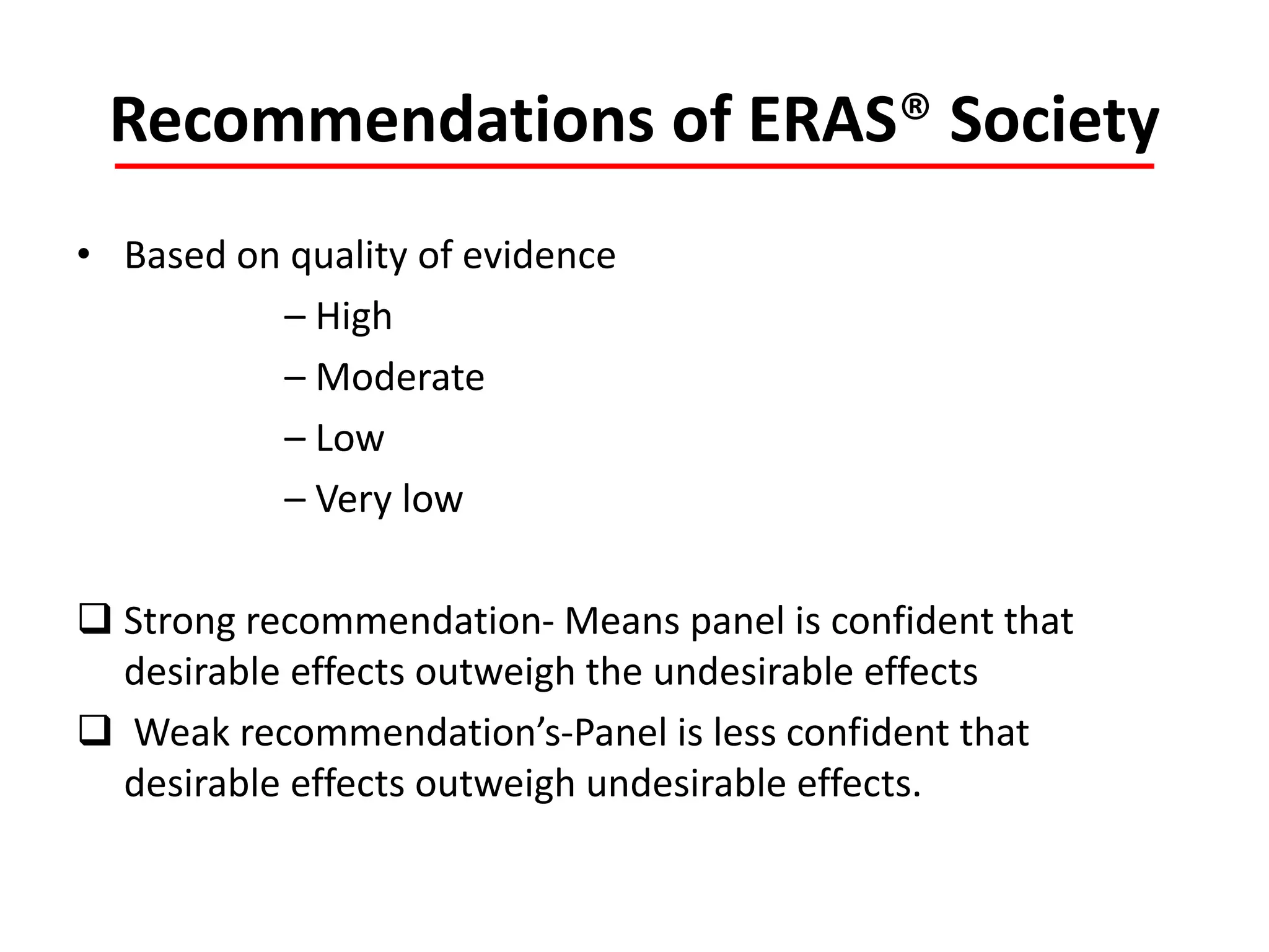 ERAS Protocol | PPTX | Digestive Disorders | Diseases and Conditions