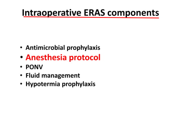 ERAS Protocol | PPTX | Digestive Disorders | Diseases and Conditions