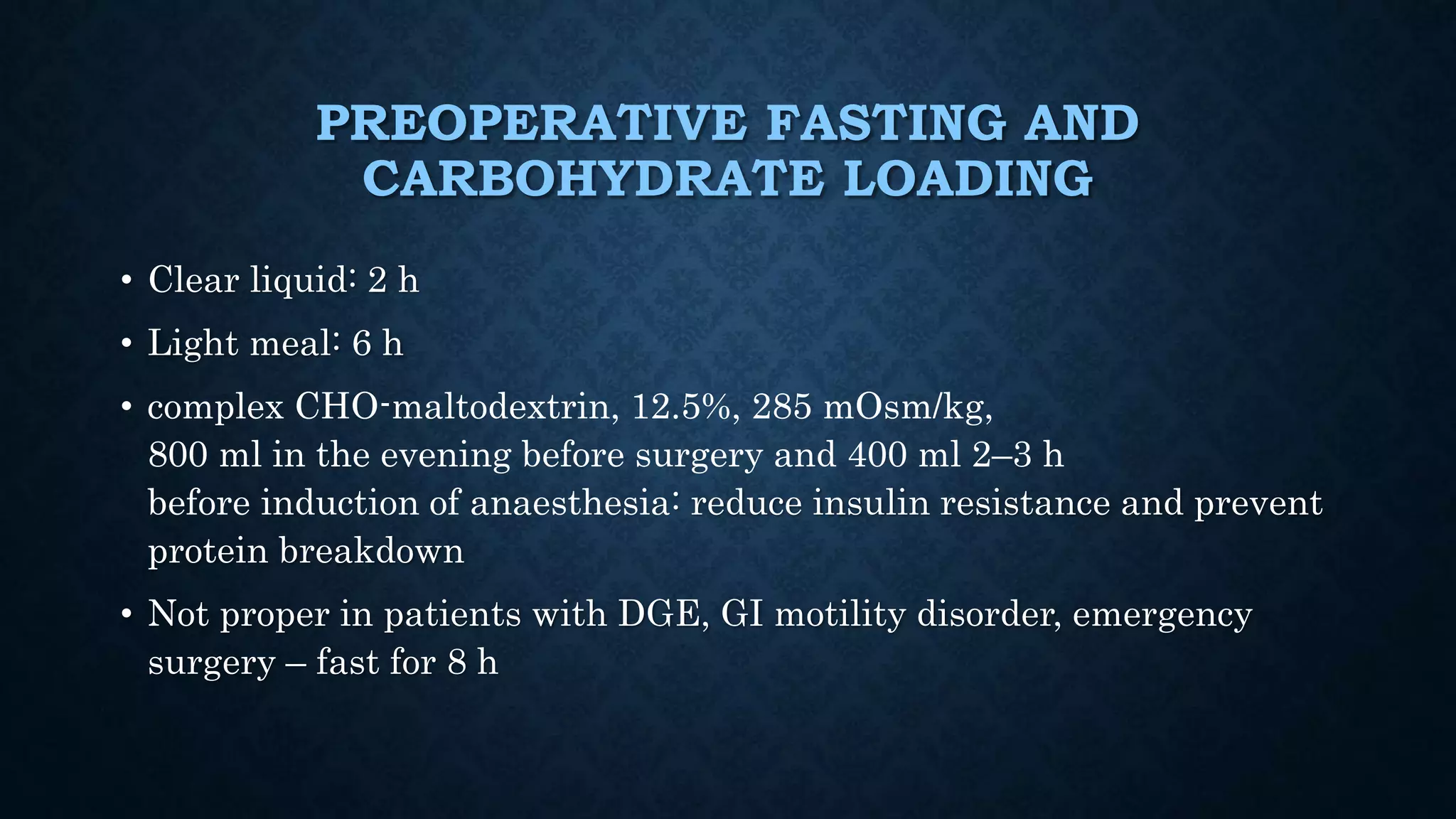 Enhanced Recovery After Surgery | PPTX