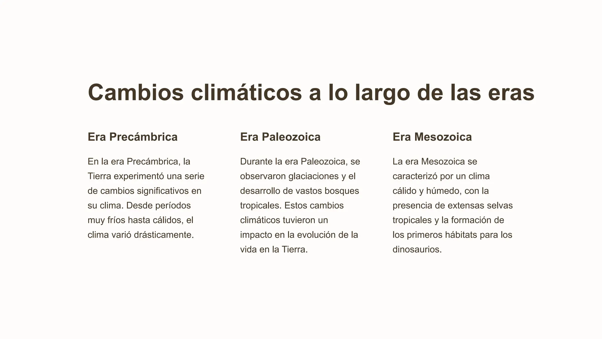 EVOLUCION DEL PLANETA TIERRA-ERAS GEOLOGICAS | PPTX