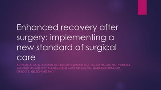 Enhanced Recovery After Surgery (ERAS).pptx