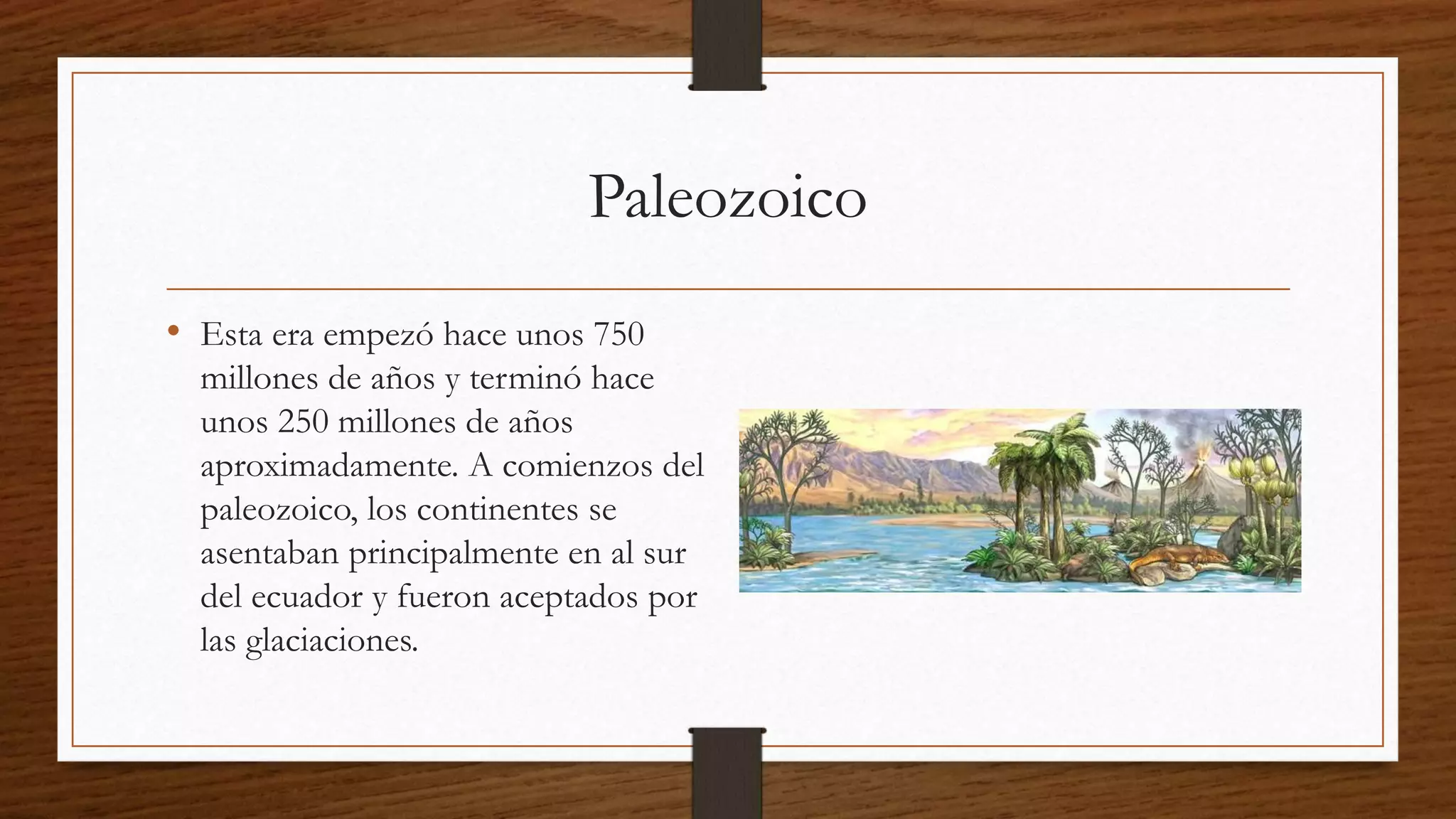 Las Eras geológicas | PPTX | Geography | Science