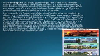 Eras geologicas | PPTX