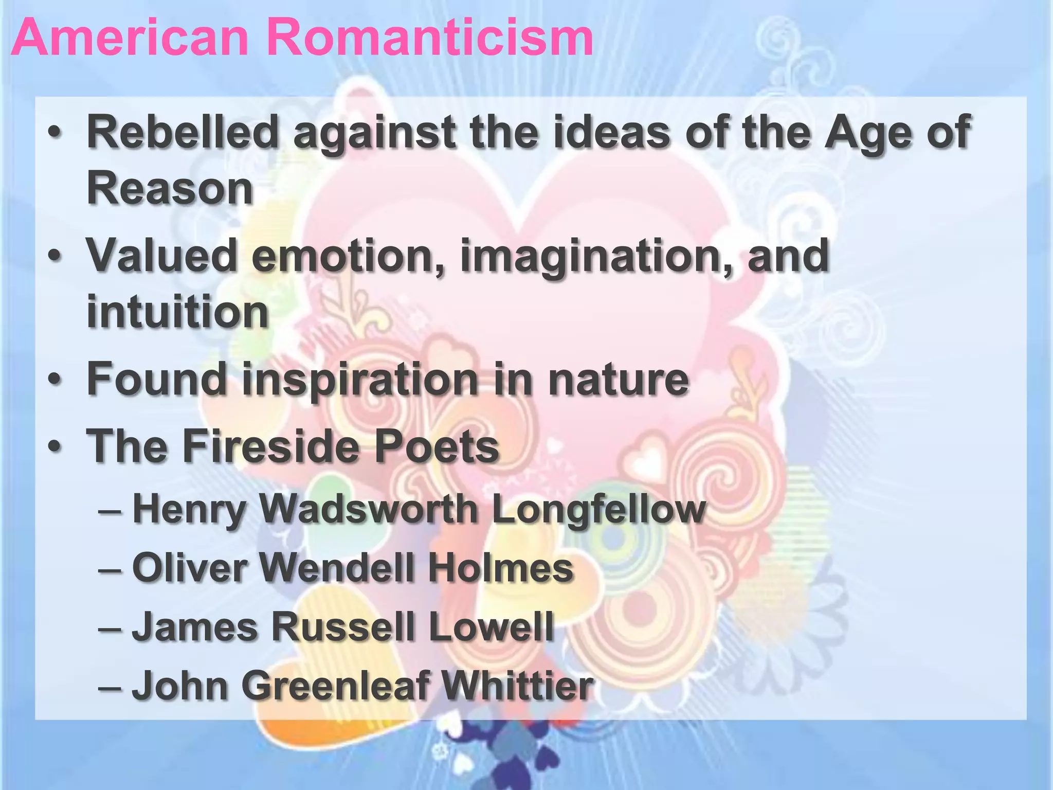 Eras In American Literature | PPTX