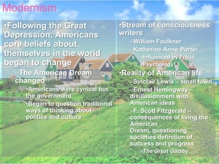 Eras In American Literature | PPTX