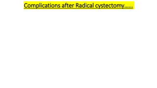 Eras in radical cystectomy | PPTX