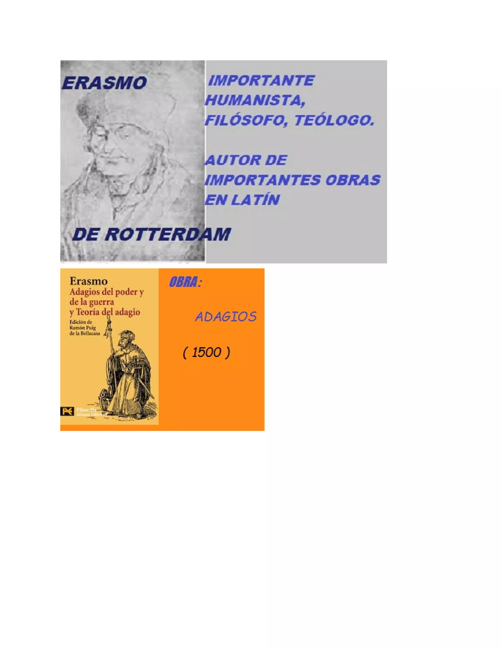 Obras De Erasmo De Rotterdam Pdf