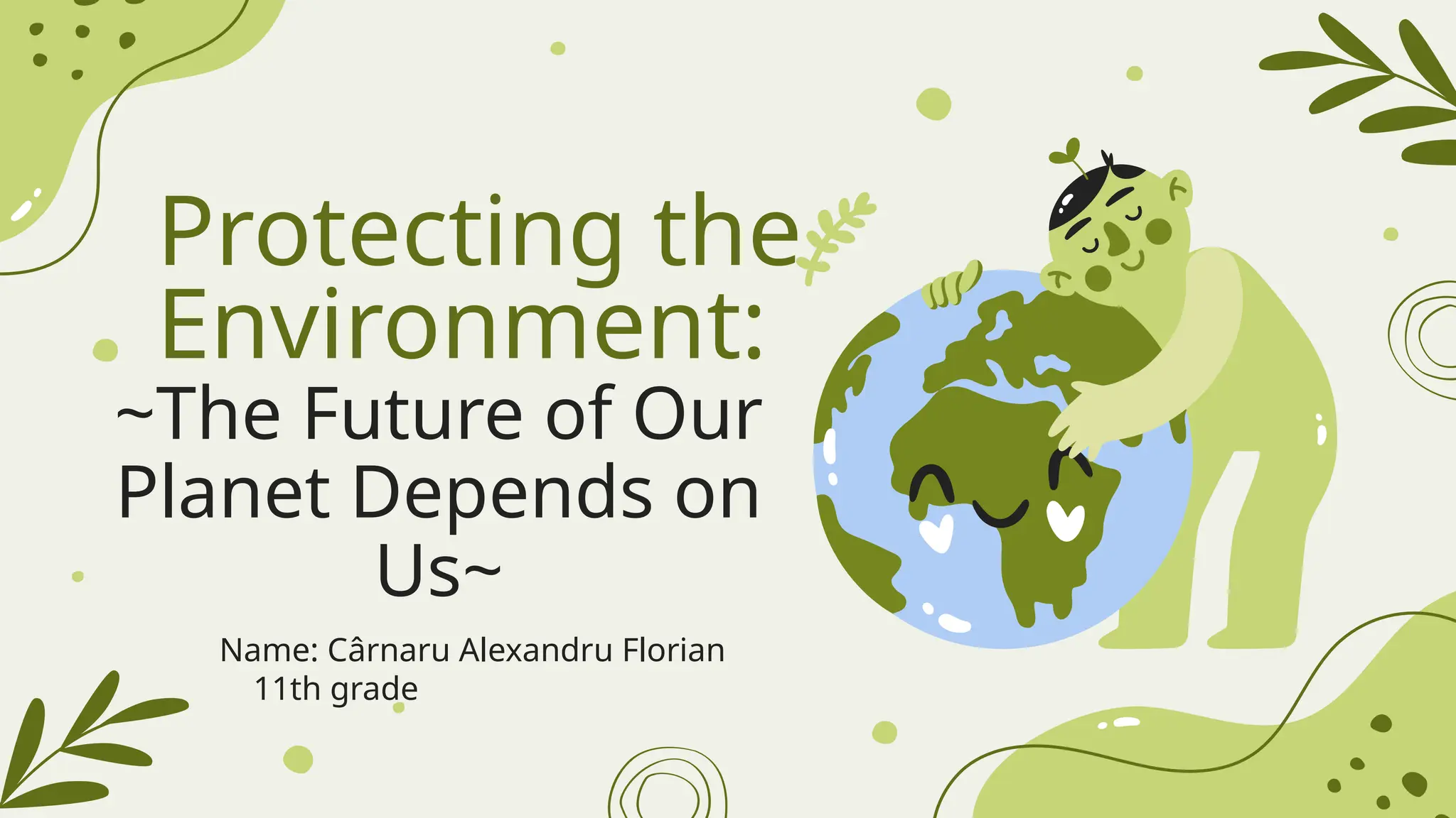 Project Protect the enviroment for Erasmus | PPTX