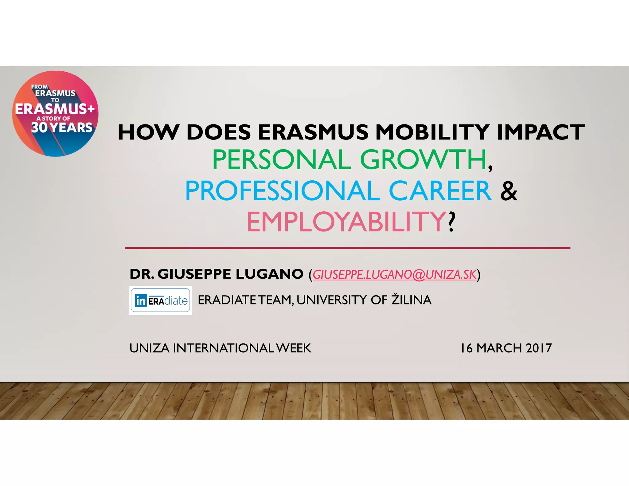 How Does Erasmus Mobility Impact Personal Growth, Professional Career ...