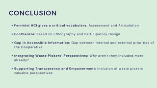 Enhancing Transparency in Waste Management Through Use of Participatory ...