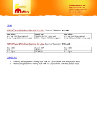 Activate your English for teaching | PDF