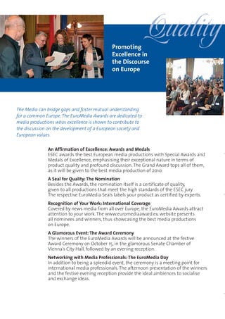 Erasmus EuroMedia Awards Call 2010 | PDF