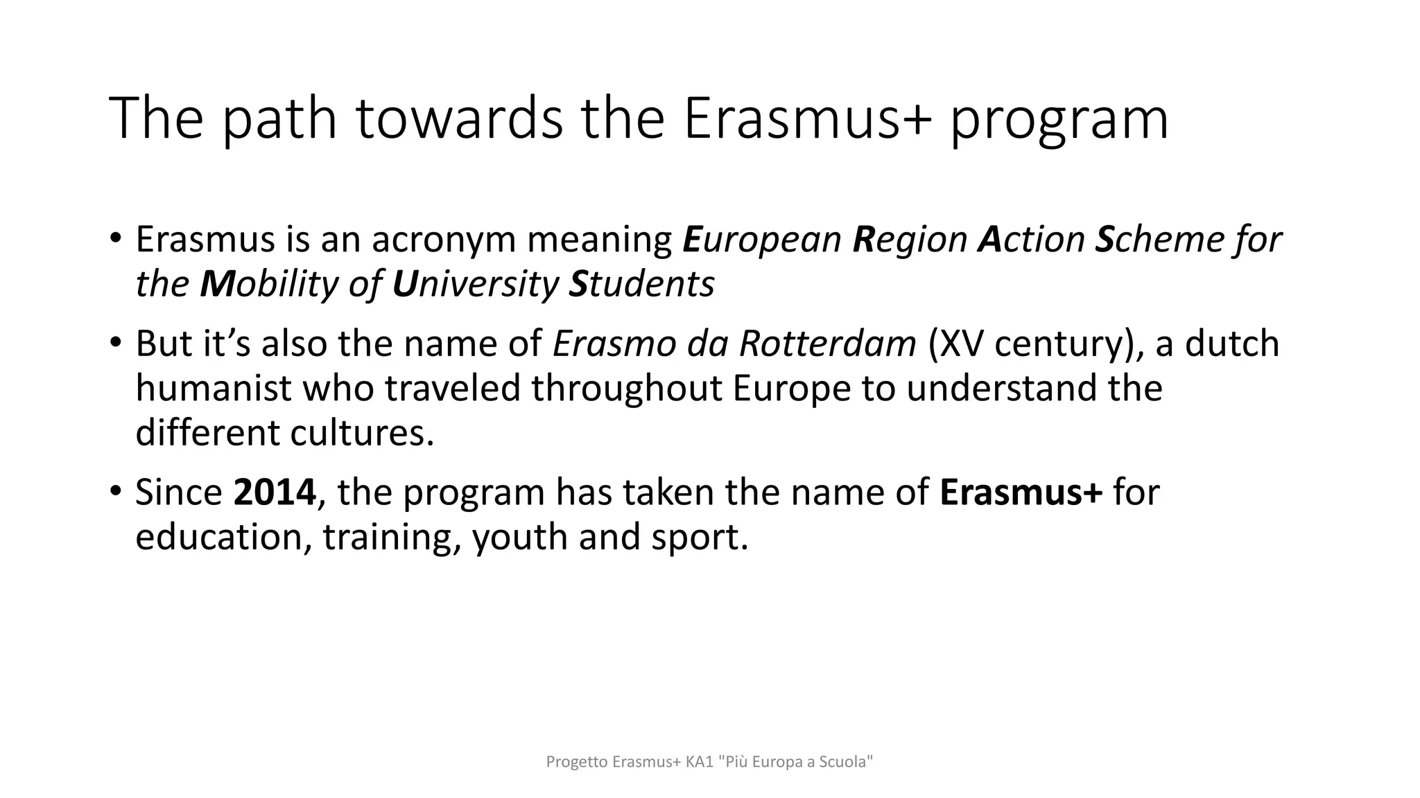 Erasmus+f.chiavetta_Mamma_Erasmus | PPT