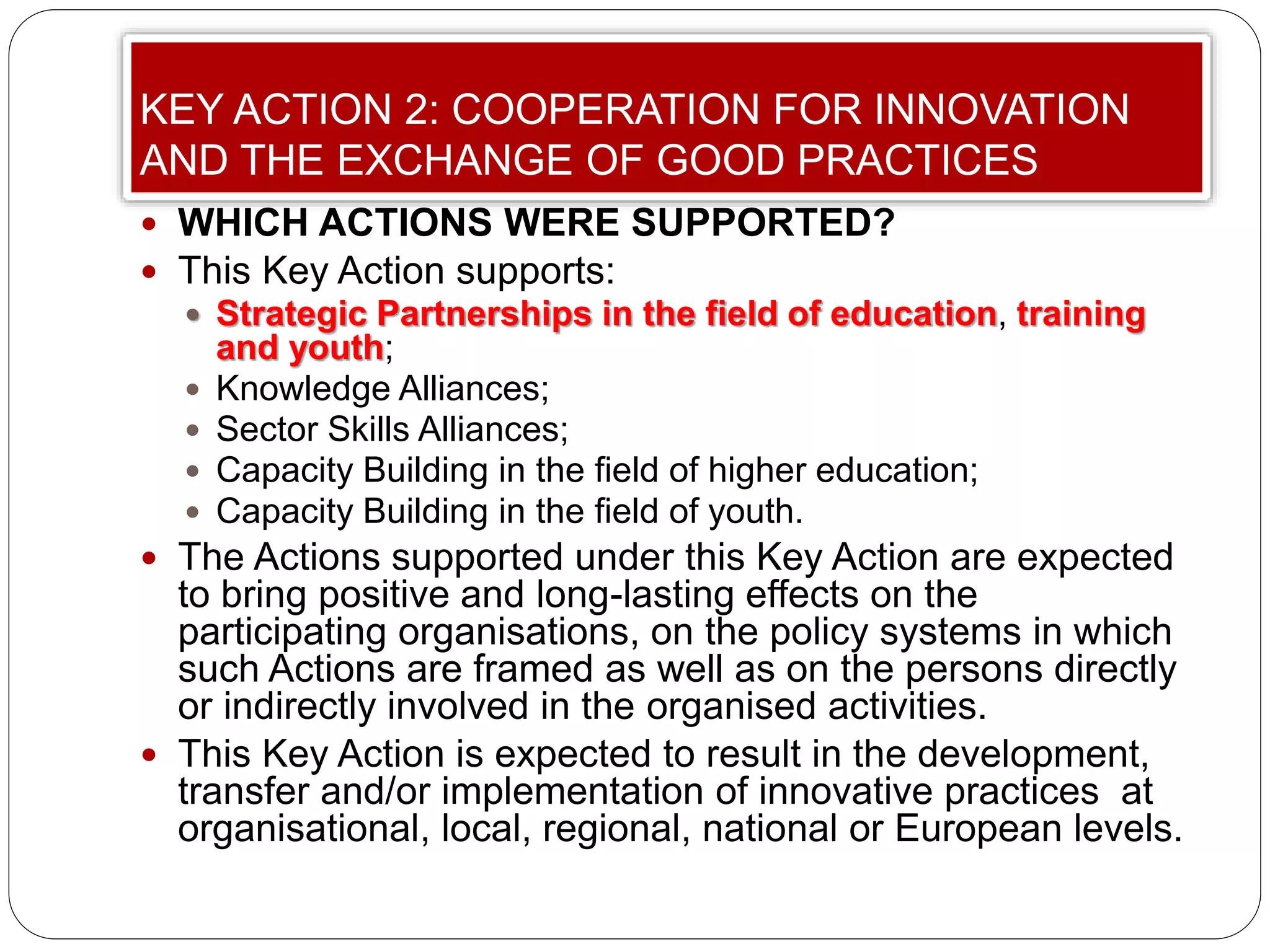 Erasmus ka2 general framework | PPTX