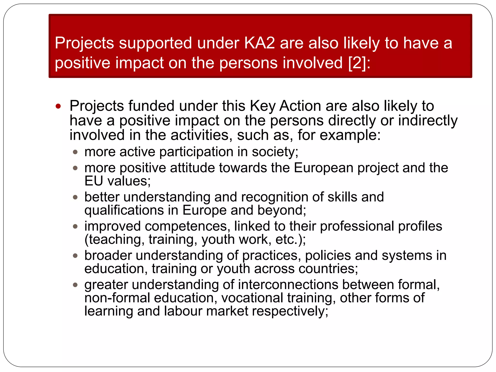 Erasmus ka2 general framework | PPTX