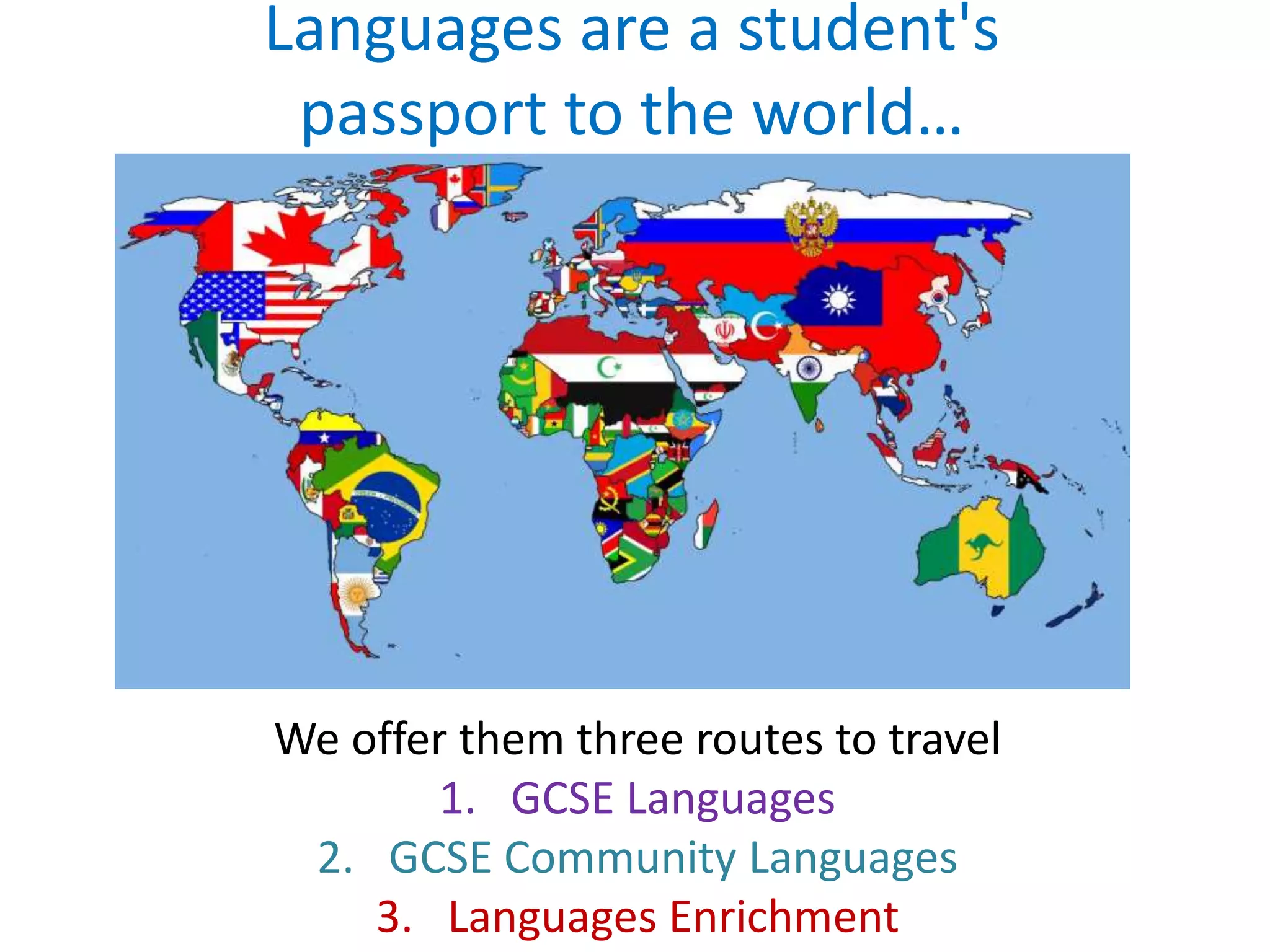 Erasmus languages enrichment presentation | PPT