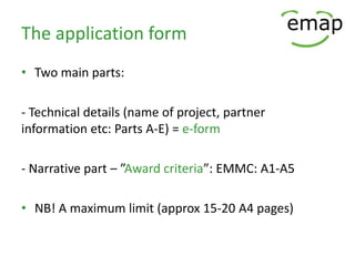 EMMC: Application Procedure | PPT