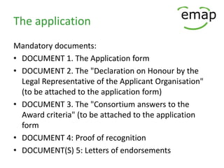 EMMC: Application Procedure | PPT