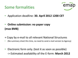EMMC: Application Procedure | PPT