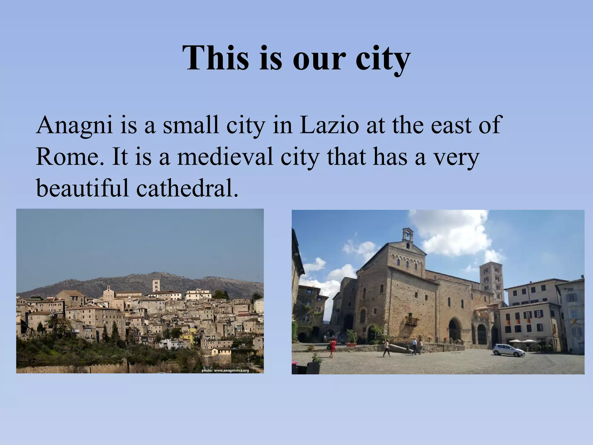 Anagni presentation | PDF