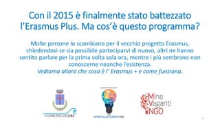 Guida al programma Erasmus Plus | PPTX