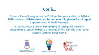 Guida al programma Erasmus Plus | PPTX