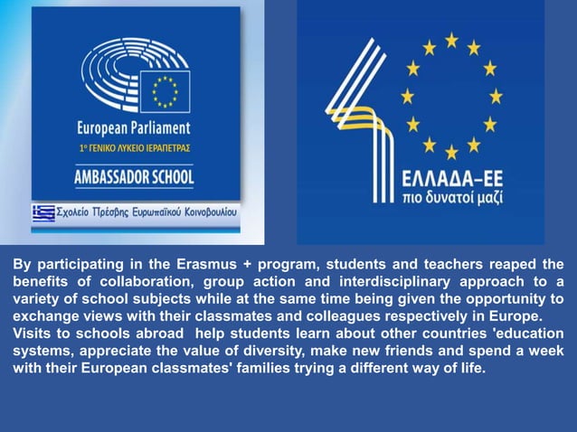 Erasmus+ programmes 2 english 1 Gel Ierapetras | PPTX