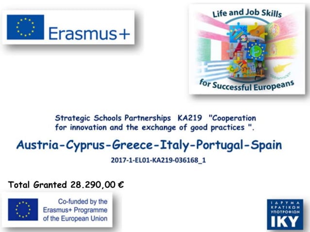 Erasmus+ programmes 2 english 1 Gel Ierapetras | PPT