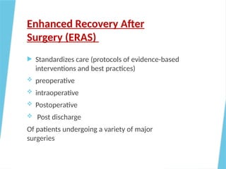 eras obstetrics ,Enhanced recovery after cesarean section | PPTX
