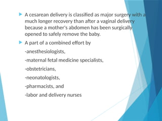 eras obstetrics ,Enhanced recovery after cesarean section | PPTX
