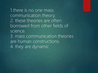 Eras of mass communication theories | PPT