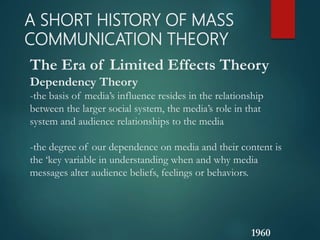 Eras of mass communication theories | PPT