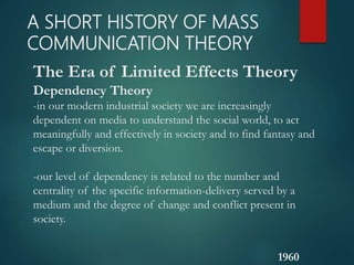 Eras of mass communication theories | PPT