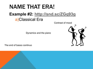 Eras of music overview | PPTX