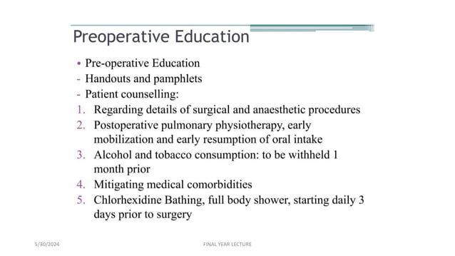 Enhanced Recovery after Anesthesia: ERAS PRESENTATION .pptx