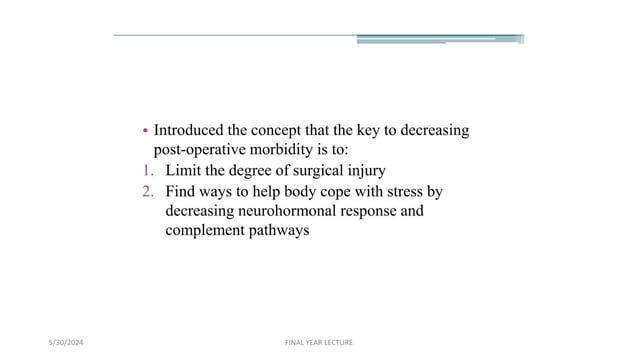Enhanced Recovery after Anesthesia: ERAS PRESENTATION .pptx