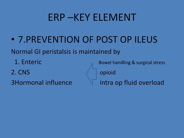 Eras protocol (3) | PPTX | Healthcare Industry | Industries