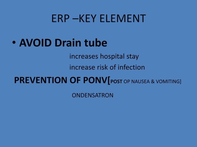 Eras protocol (3) | PPTX | Healthcare Industry | Industries
