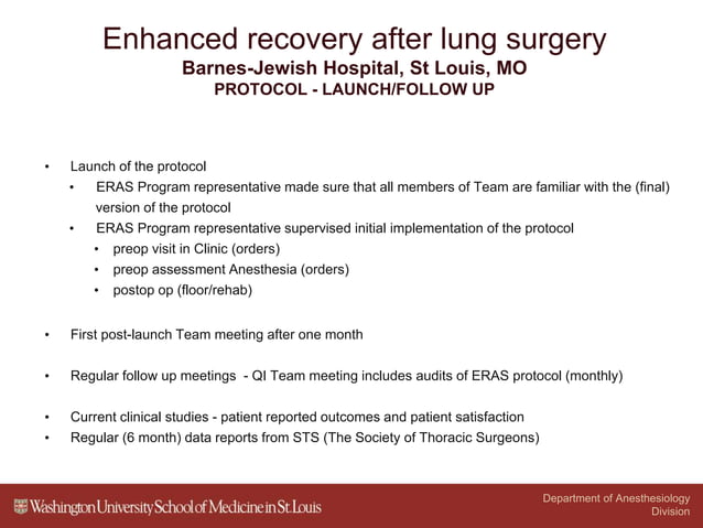 Eras thoracic komen dec 2020. e:a:c conference | PPT