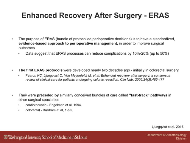 Eras thoracic komen dec 2020. e:a:c conference | PPT