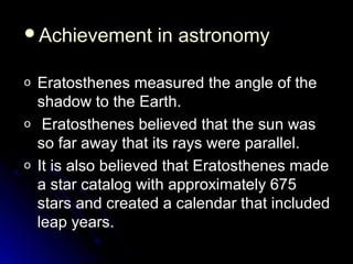 Eratosthenes | PPT