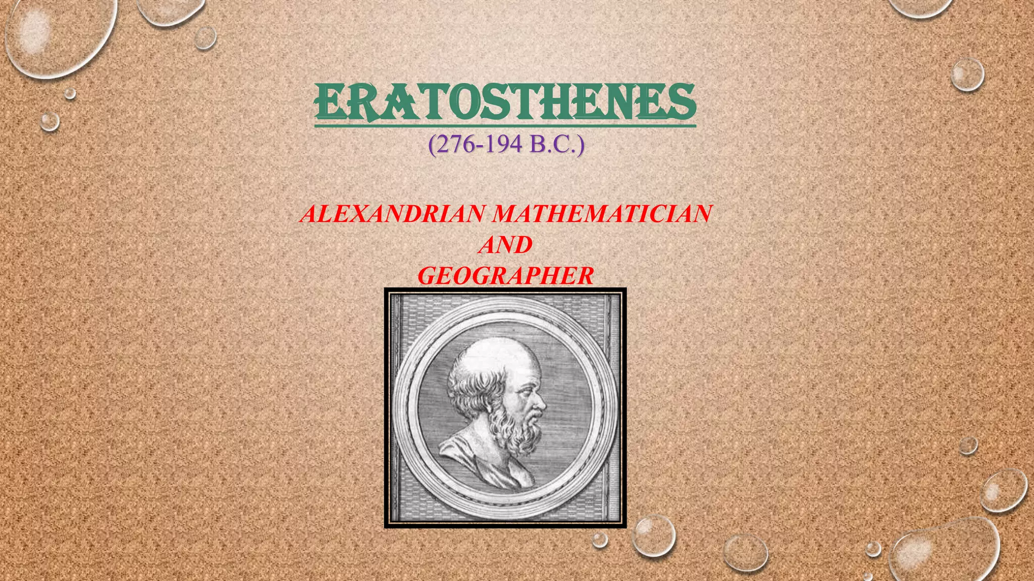 Eratosthenes | PPT