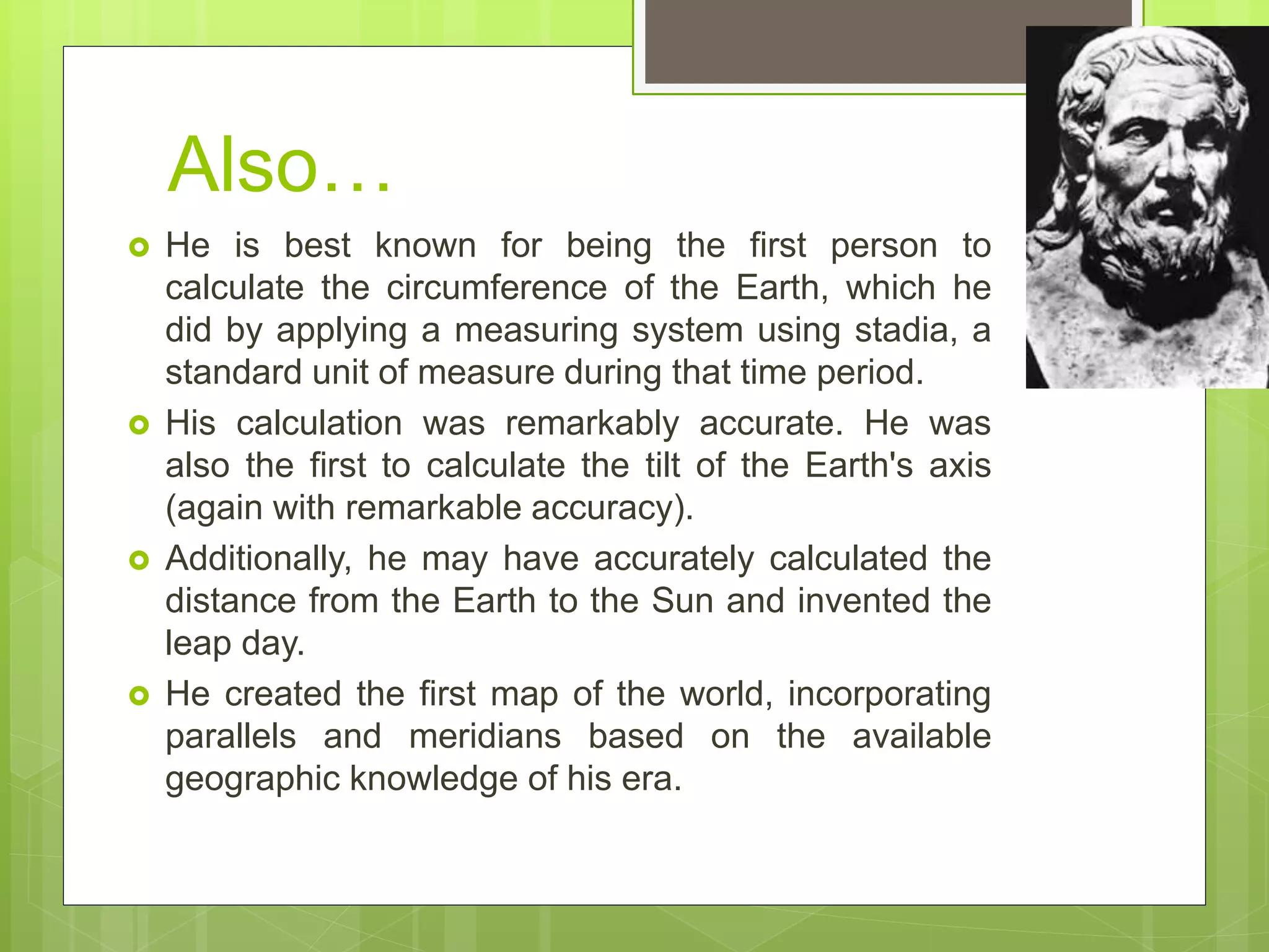 Eratosthenes | PPTX