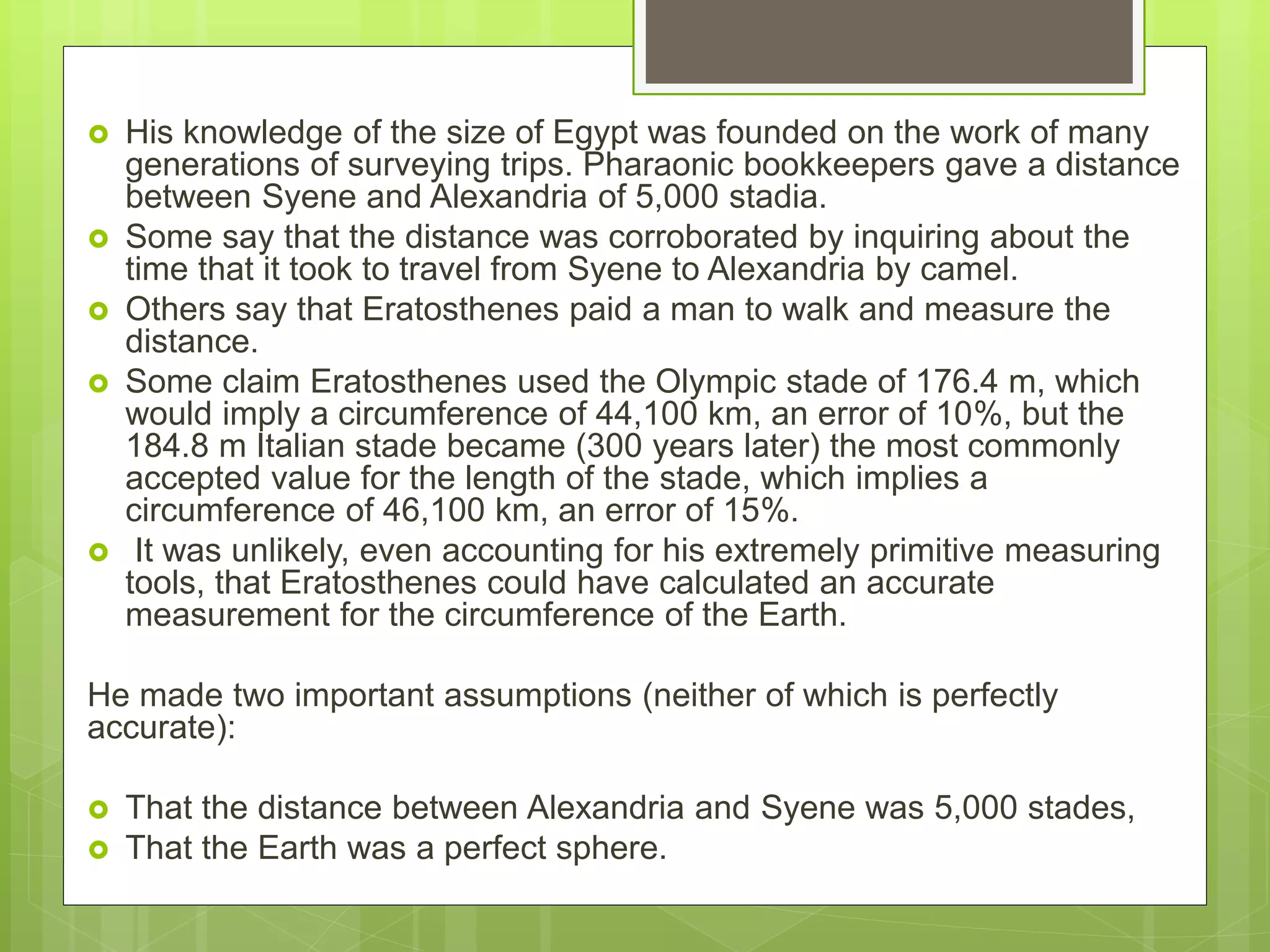 Eratosthenes | PPTX