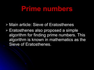 Eratosthenes ppt | PPT