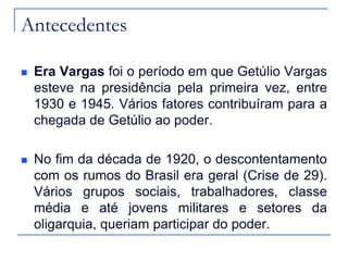 resumo: Era vargas | PPT