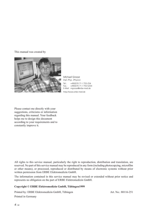 Erbe icc-80-50-icc-service-manual | PDF | Computer Software and ...