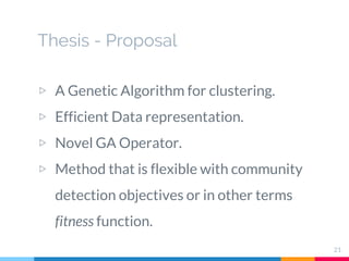 Efficient Reduced BIAS Genetic Algorithm for Generic Community ...